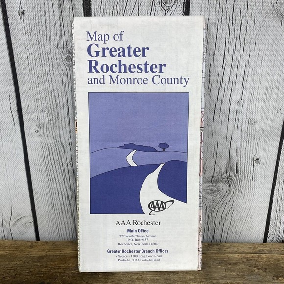 Aaa | Other | 997 Aaa Map Of Greater Rochester And Monroe County As Is ...